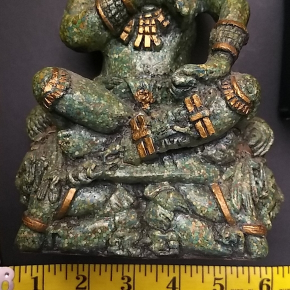 Accents | Cultured Stone Lord Pacal Vtg 8s Mexican Made | Poshmark